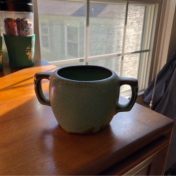 Frankoma | Kitchen | Vintage Frankoma 5b Green Pottery Two Handle ...